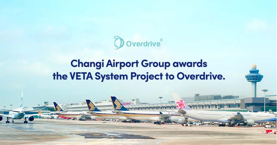 Changi Airport Group awards the VETA System to Overdrive | Overdrive IOT
